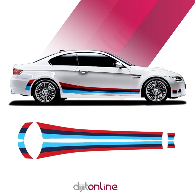 Bmw Motorsports Side Stripes - Dijitonline