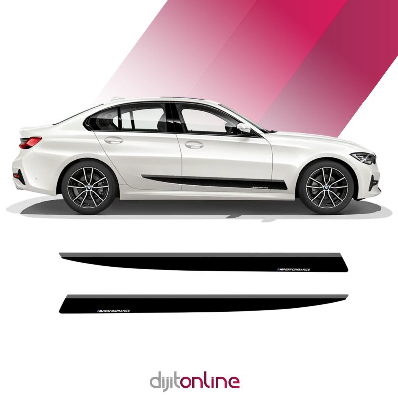 M Performance Side Skirt Decals Set - Dijitonline