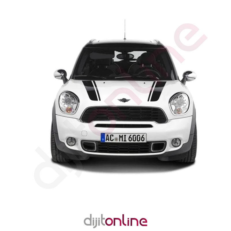 Mini COOPE S Countryman HOOD and Lower Rocker Panel Stripes Vinyl Decal ...